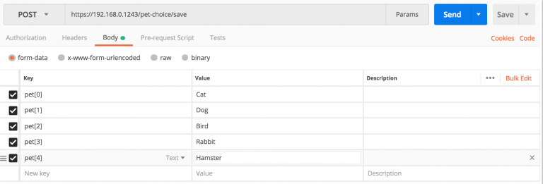 How To Send Arrays With Get Or Post Request In Postman Rest Client